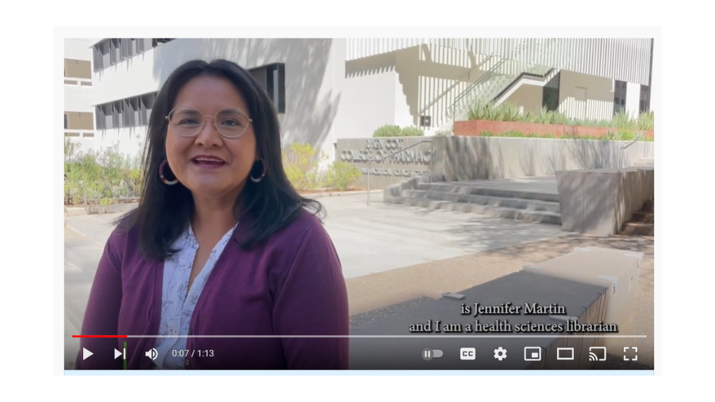 Librarian Jennifer Martin shares fondest College of Pharmacy memory ...
