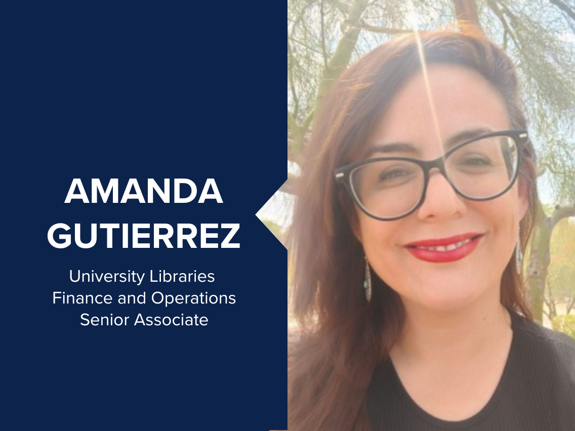 Amanda Gutierrez promoted to Senior Associate | University of Arizona Libraries