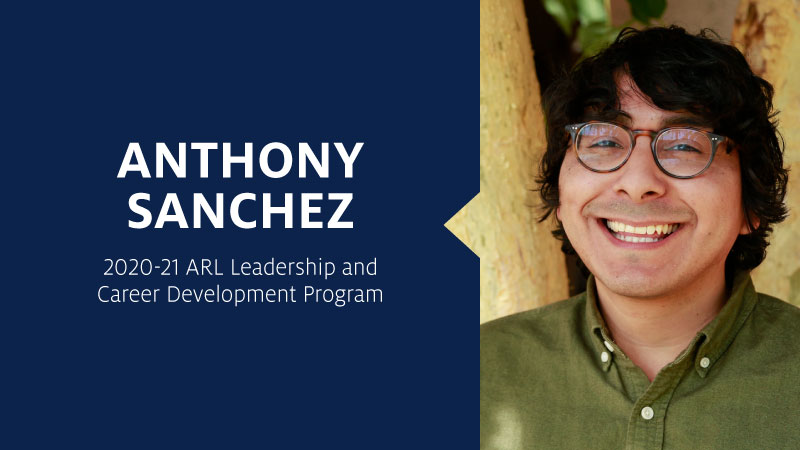 Anthony Sanchez selected for ARL Leadership and Career Development ...
